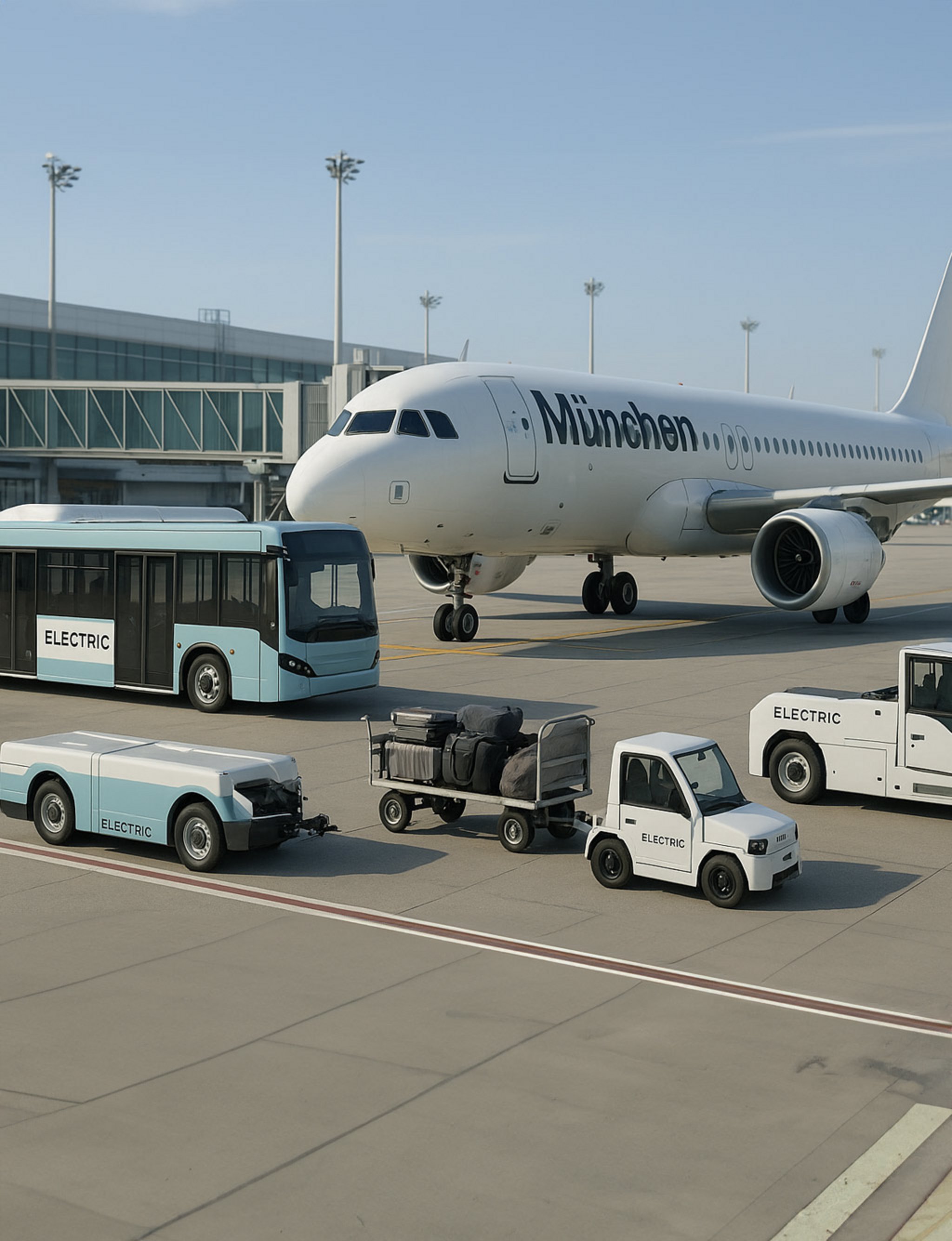 Complete solutions for electric GSE | ATECH - Airport apron technology